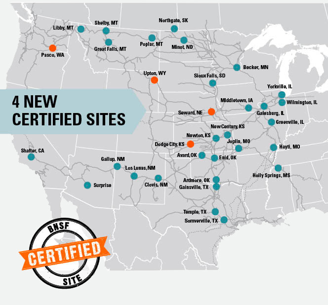BNSF Timeline: Growing Together with Our Customers