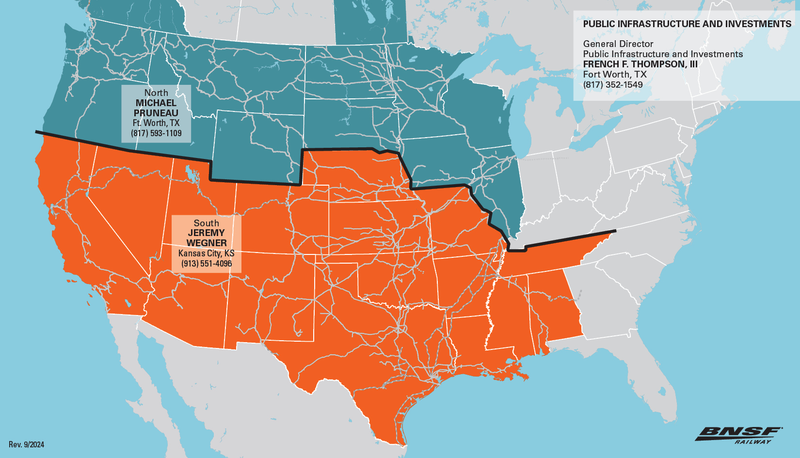 BNSF's Public Infrastructure and Investments Team