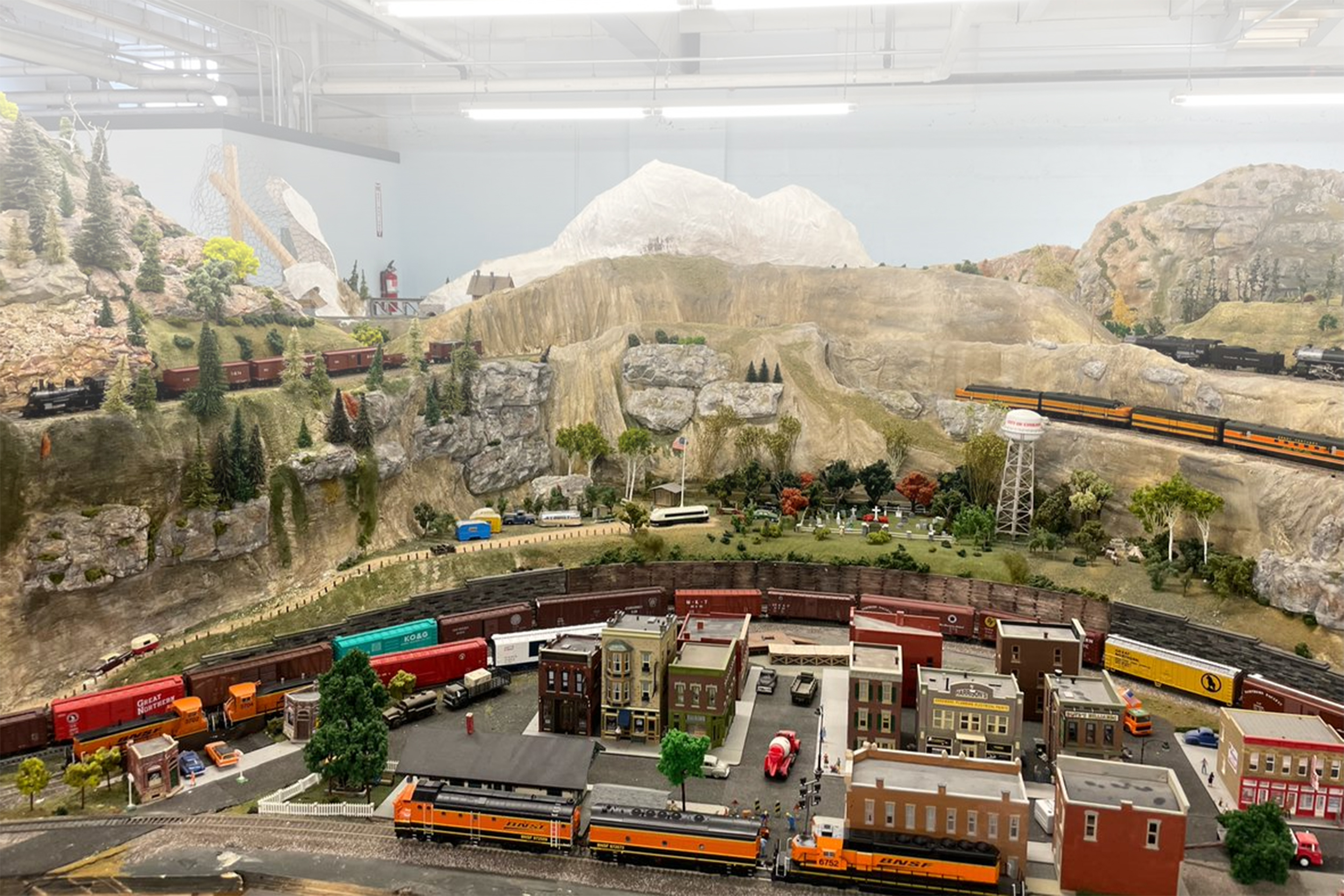 Employee’s passion for trains shines through in model railroad