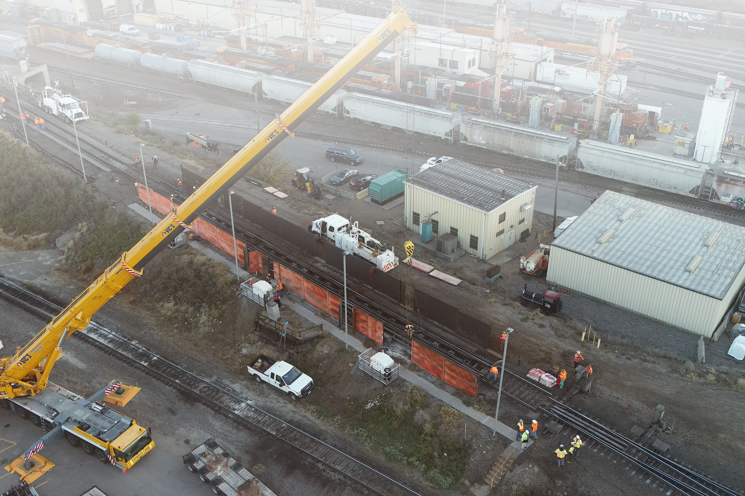 “Braking” news: Key component of Northtown’s hump yard gets replacement and upgrade