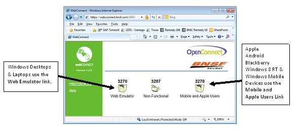BNSF Mainframe Emulator v7.2.8 -> Help -> FAQ